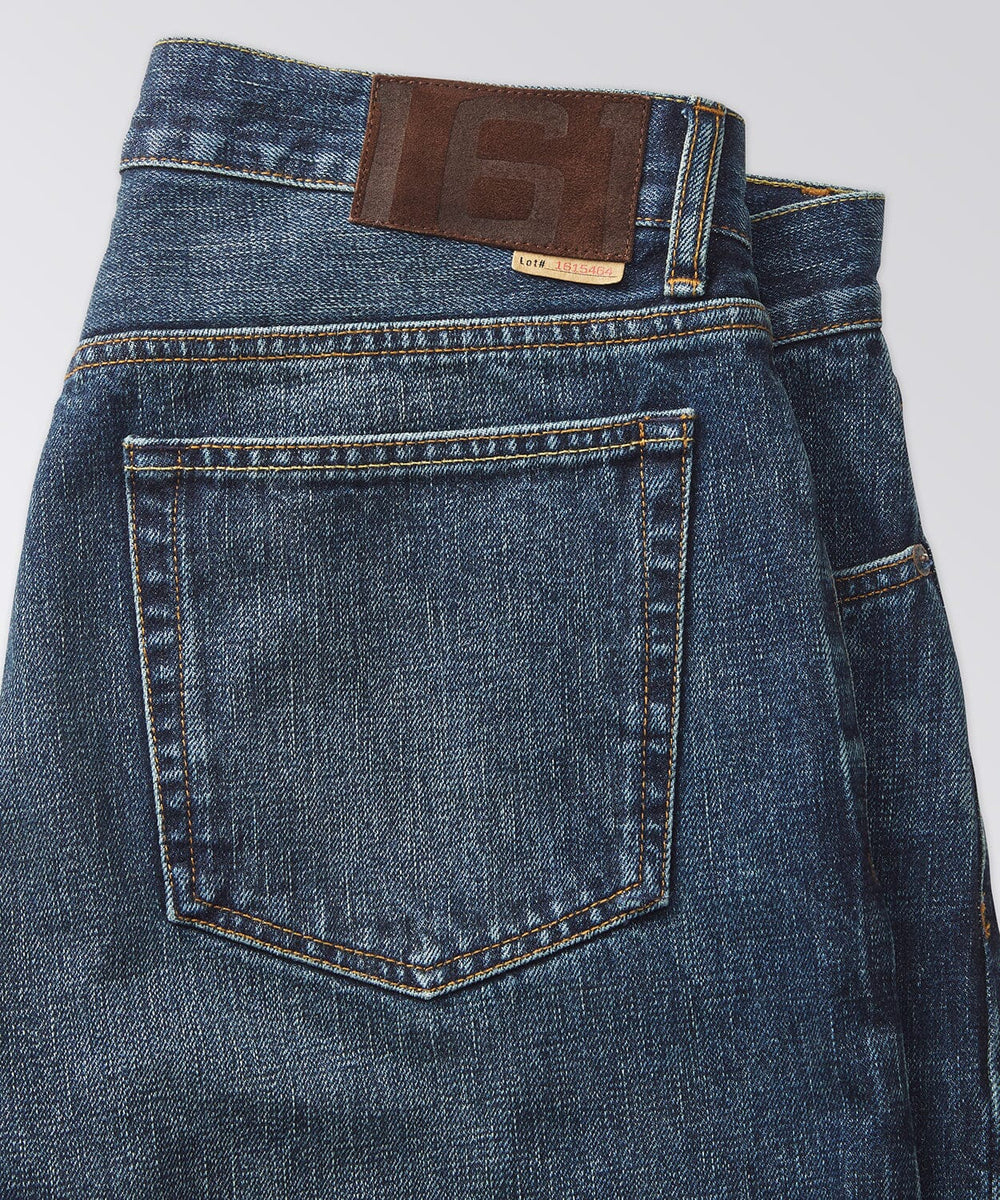 Mens Cabril Selvedge Denim Jean - Medium Wash | OOBE BRAND